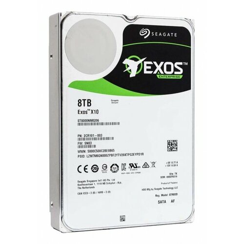 Жесткий диск Seagate 2CR101 8Tb 7200 SATAIII 3,5" HDD