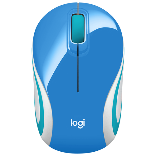 Беспроводная мышь Logitech Wireless Ultra Portable M187, синий