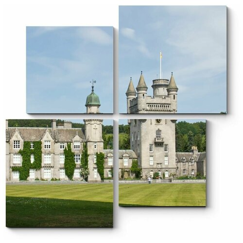 Модульная картина Замок Балморал в Шотландии140x140