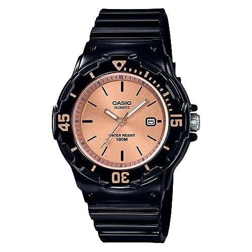Наручные часы CASIO Collection Women LRW-200H-9E2, черный, золотой
