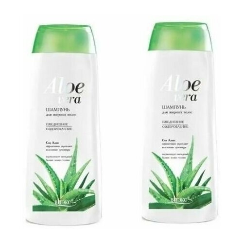 Шампунь Витэкс Aloe Vera (Алоэ Вера) для жирных волос, 500мл х 2шт