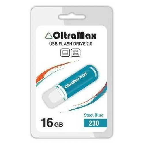 Usb-флешка OltraMax- OM-16GB-230 светло-синий