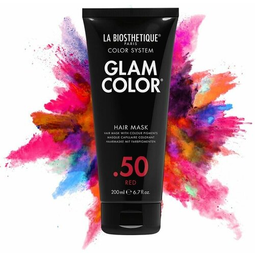 La Biosthetique, Маска для волос тонирующая Glam Color Hair Mask .50 Red, 200 мл