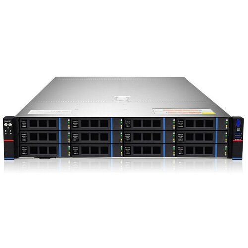 Сервер Gooxi SL201-D12R-G3 без процессора/без накопителей/количество отсеков 3.5" hot swap: 8/2 x 800 Вт/LAN 1 Гбит/c