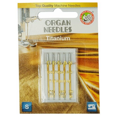 Иглы ORGAN титаниум №75-90 для БШМ уп.5 игл