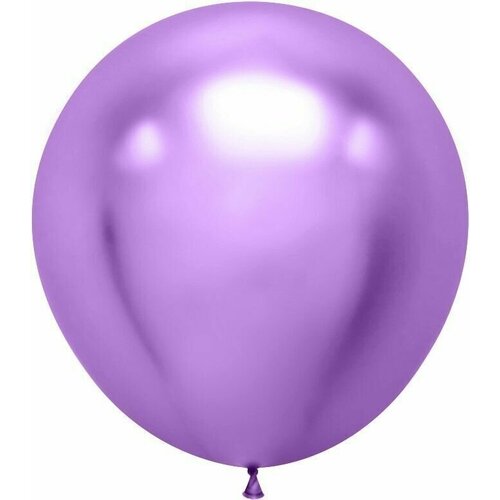 Шарики воздушные (36'/91 см) Фиолетовый, хром, 1 шт. набор шаров на праздник