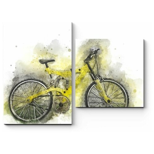 Модульная картина Абстрактный велосипед130x98