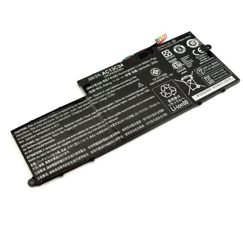 Аккумулятор для Acer V5-122P E3-112 (11.4V 2640mAh) ORG p/n: AC13C34 CS-ACV512NB KT.00303.005