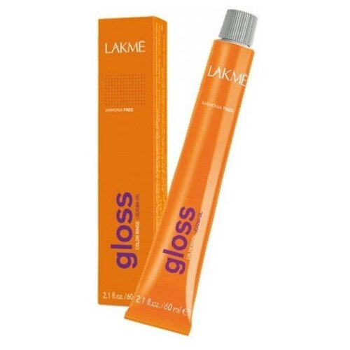 Lakme тонирующая крем-краска Gloss Color Rinse, 4/52 средне-каштановый с оттенком красного дерева фиолетовый, 60 мл