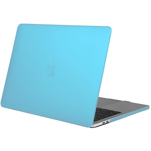 Чехол накладка для MacBook Pro 13 2022- 2016 (A2159, А1989, A1708, A1706, A2289, А2251, A2338), Nova Store, пластик, голубая