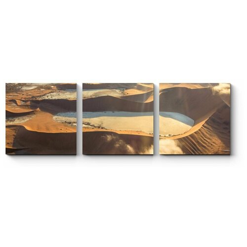 Модульная картина Вид на пустыню в Намибии 100x33