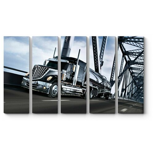 Модульная картина Фура на мосту150x90