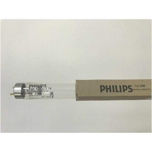 Лампа бактерицидная ультрафиолетовая Philips TUV 15W G13/T8