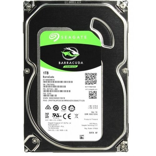 Жесткий диск Seagate 2EP102 1Tb 7200 SATAIII 3.5" HDD