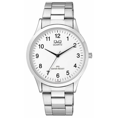 Наручные часы Q&Q, белый, серебряный