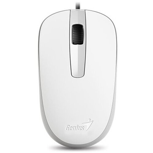 Мышь Genius Mouse DX-120 ( Cable, Optical, 1000 DPI, 3bts, USB ) White