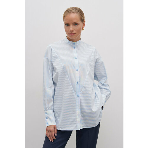 Блуза FINN FLARE, размер L, голубой