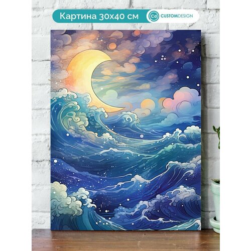 Картина на стену Море 30x40 см №154