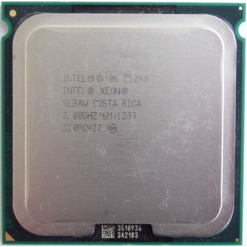 Процессор Intel Xeon E5240 Wolfdale LGA771,  2 x 3000 МГц, OEM