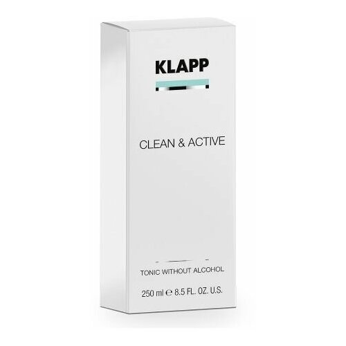 KLAPP Тоник без спирта / CLEAN&ACTIVE Tonic without Alcohol 250мл