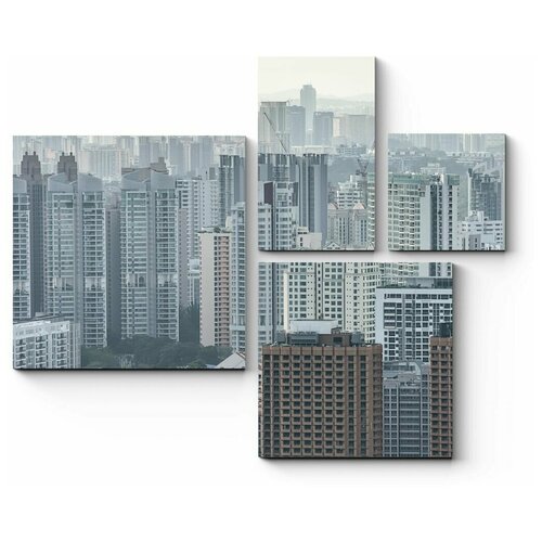 Модульная картина Загадочный Сингапур112x93