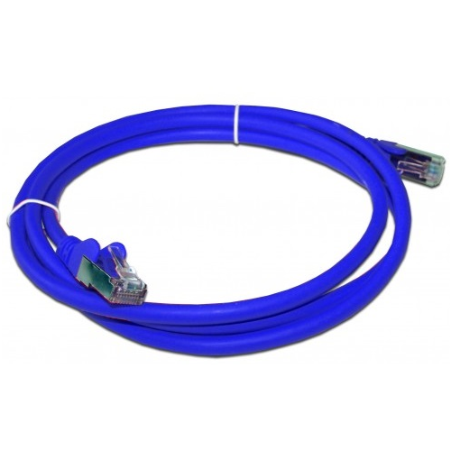 Lanmaster Кабель Патч-корд Lanmaster FTP LAN-PC45/S6A-1.0-BL вилка RJ-45-вилка RJ-45 кат.6А 1м синий LSZH (уп.:1шт)