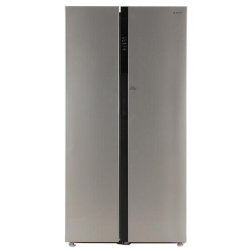 Холодильник DEXP SBS510M, серебристый