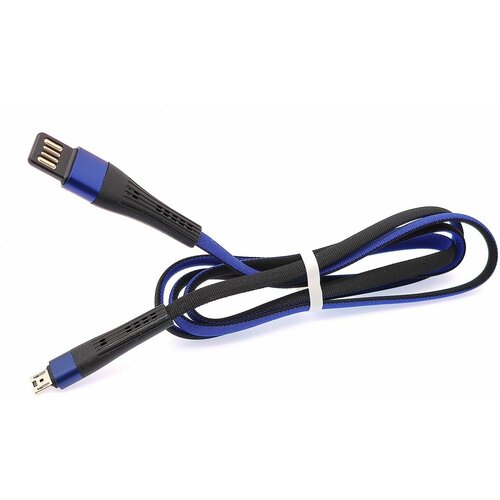 Кабель для зарядки телефона, смартфона Орбита OT-SMM58 Синий кабель USB 2.4A (microUSB) 1м