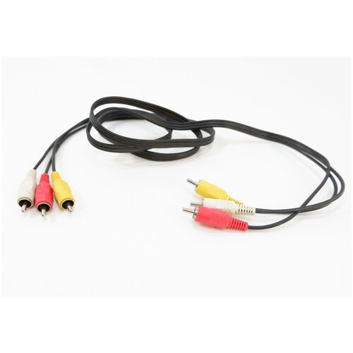 Аудио-видео кабель 3RCA-M на 3RCA-M до 2 метров