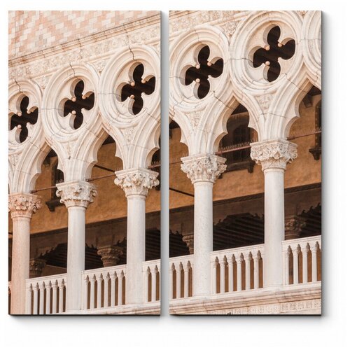 Модульная картина Архитектура Венеции 40x40