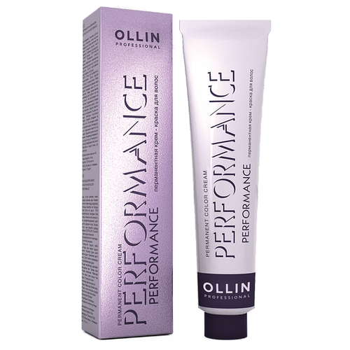 OLLIN Professional Performance перманентная крем-краска для волос, 7/44 русый интенсивно-медный, 60 мл