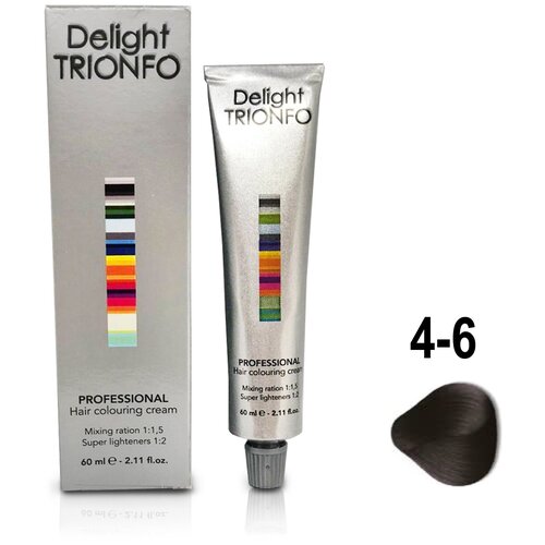 Constant Delight Стойкая крем-краска для волос Trionfo, 4-6 средний коричневый шоколад, 60 мл