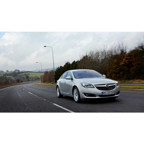 Картина на холсте 60x110 Альянс Лес "Opel 2013г insignia" на подрамнике / интерьер/ декор