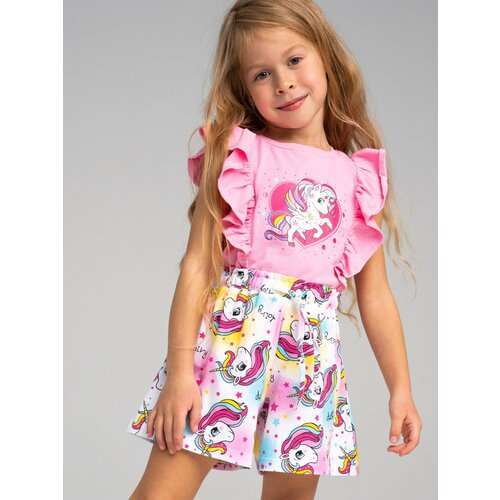 Пижама  playToday, размер 104, фиолетовый
