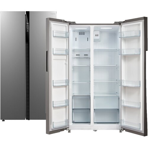 Холодильник БИРЮСА SBS 587 I металлик