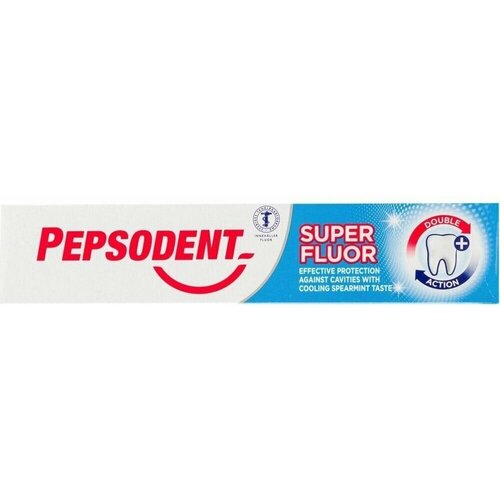 Зубная паста Pepsodent Super Fluor Мягкий вкус 50 мл (Из Финляндии)