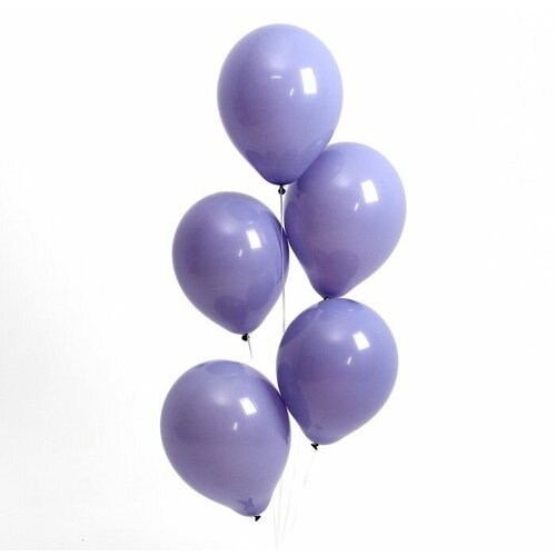 Воздушные шарики 12", пастель, набор 100 шт, цвет туманно-серый ( haze grey)