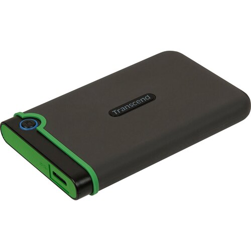 2 ТБ Внешний диск 2.5' HDD Transcend StoreJet 25M3, USB 3.1 (TS2TSJ25M3S), серый