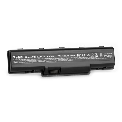 Аккумулятор для ноутбука Acer Aspire 4732, 5334, 5516, eMachines D525, D725, E525 Series. 11.1V 4400mAh 49Wh. PN: AS09A31, AS09A41.