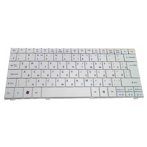 Клавиатура для ноутбуков Acer Aspire 1810T, 1410, One 751 RU, White