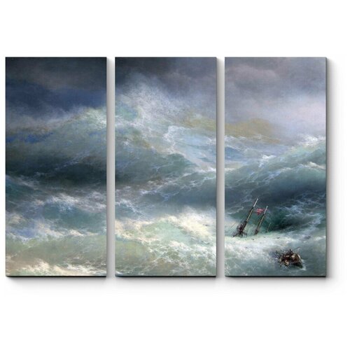 Модульная картина Волна, Иван Айвазовский 160x115