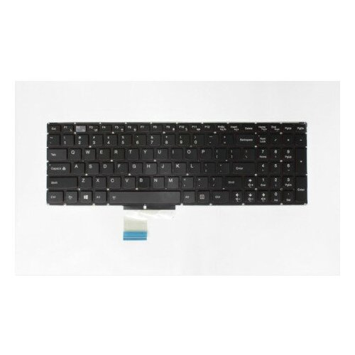Клавиатура для ноутбука Lenovo IdeaPad Y50, Y50-70, Y50-80 черная, без рамки, с подсветкой
