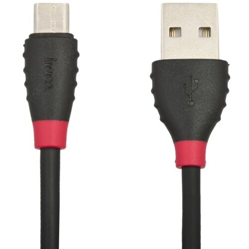 Кабель Hoco X27 Micro USB 2.4А 1.2м черный