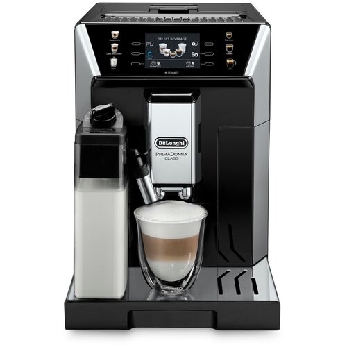 Кофемашина  De'Longhi PrimaDonna Class ECAM550.65.SB, черный/серебристый