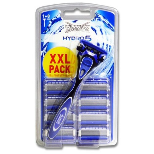 Бритва Wilkinson Sword Hydro5 Бритва с 1 кассетой + 8 сменных кассет