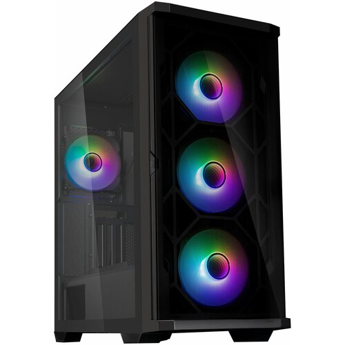 Корпус ZALMAN Z10 DUO, ATX, BLACK, WINDOW, Infinity Mirror ARGB