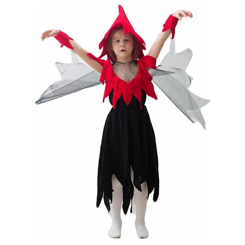 Карнавальный костюм ведьма детский, арт.1118 размер:116-134 см, возраст: 5-8 лет