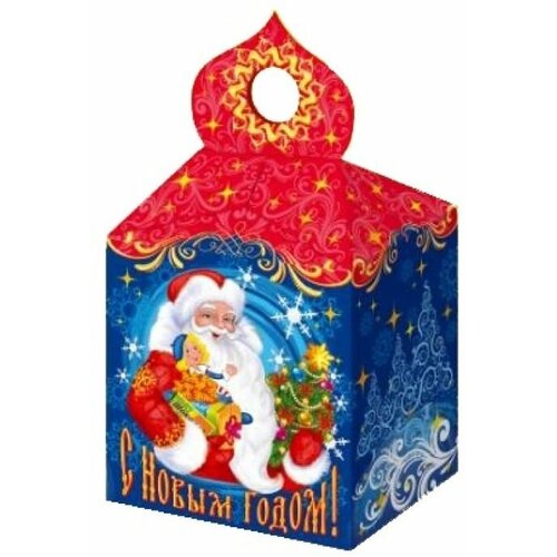 Коробки для новогодних подарков 1000 г "Купол "Дед Мороз и Снегурочка" - набор 30 шт.