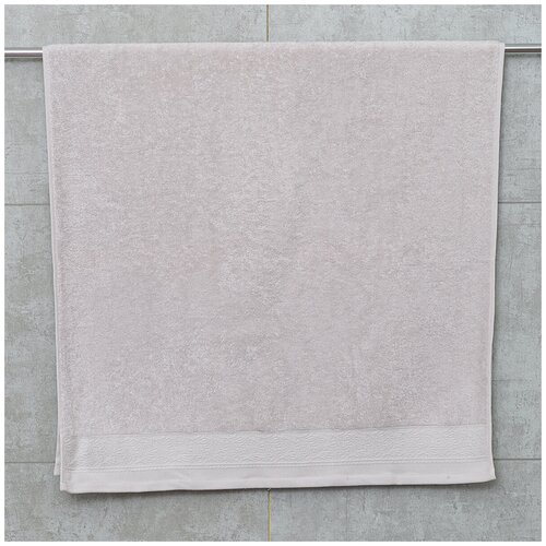 Махровое полотенце Dina Me (QD-0496) 70х140 см, цвет - Пепельный, плотность 550 гр.