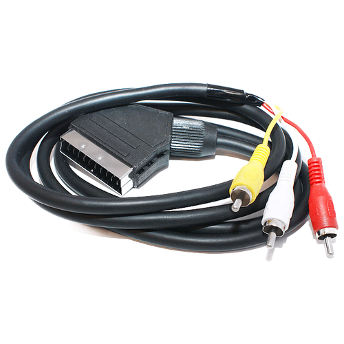 Аудио-видео, оптические шнуры Cabletech Шнур SCART-3RCA 1,5м (с переключ.)